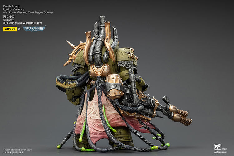 Death Guard Lord of Virulence with Power Fist and Twin Plague Spewer ...