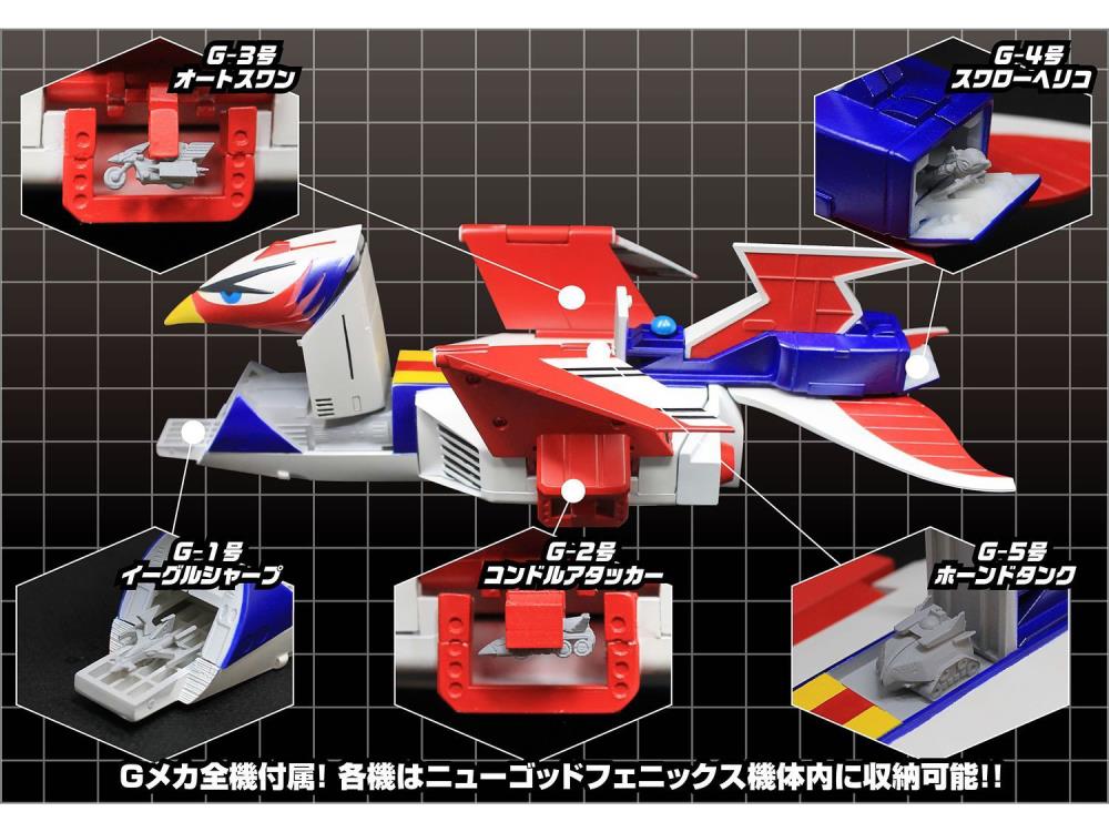 Evolution Toys Gatchaman II Metal Action New God Phoenix - Hobby Bee Canada
