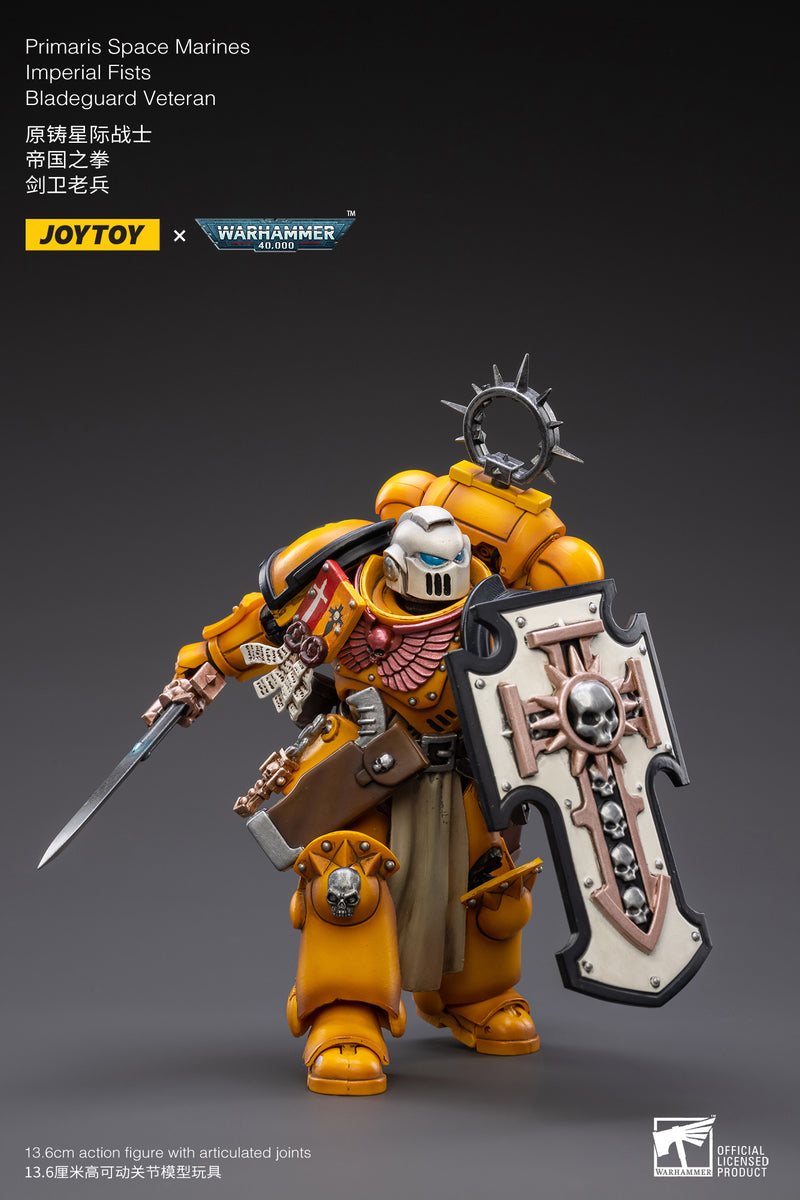 WARHAMMER 40K Primaris Imperial Fists Bladeguard Veteran - Hobby Bee Canada